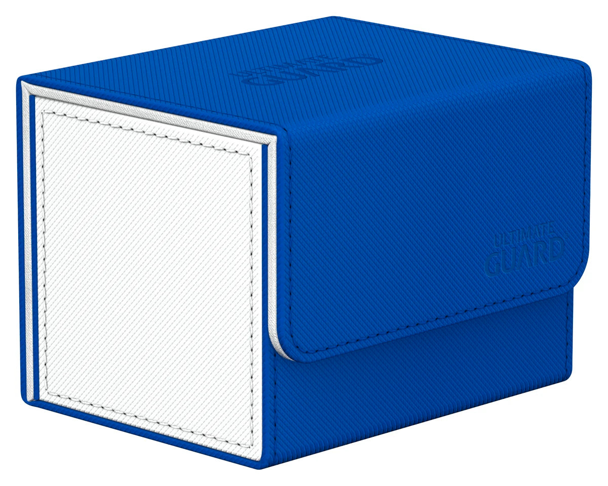 Deck Case: Sidewinder 100+ Standard Size Synergy- White/Blue – Power Shards